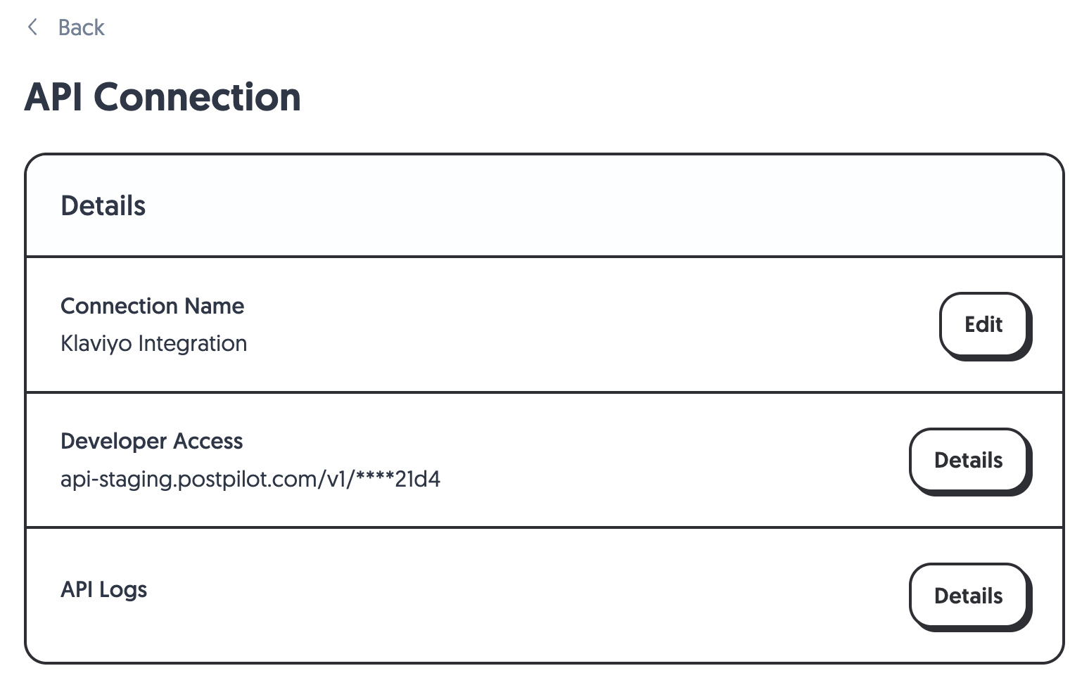 Creating an API Connection for external use